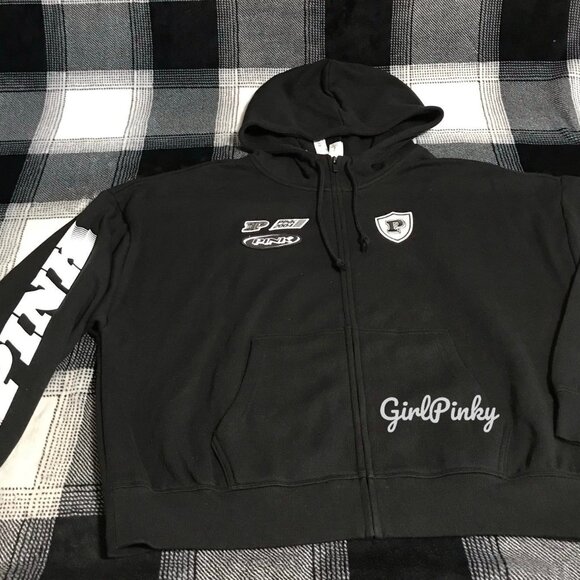 PINK Victoria's Secret | Sweaters | Victoria Secret Pink Full Zip ...